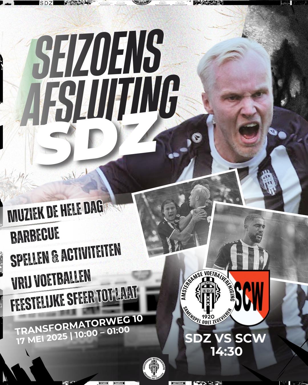 SEIZOENSAFSLUITING OP KOMST | SDZ kende een eenvoudige middag tegen FC ...