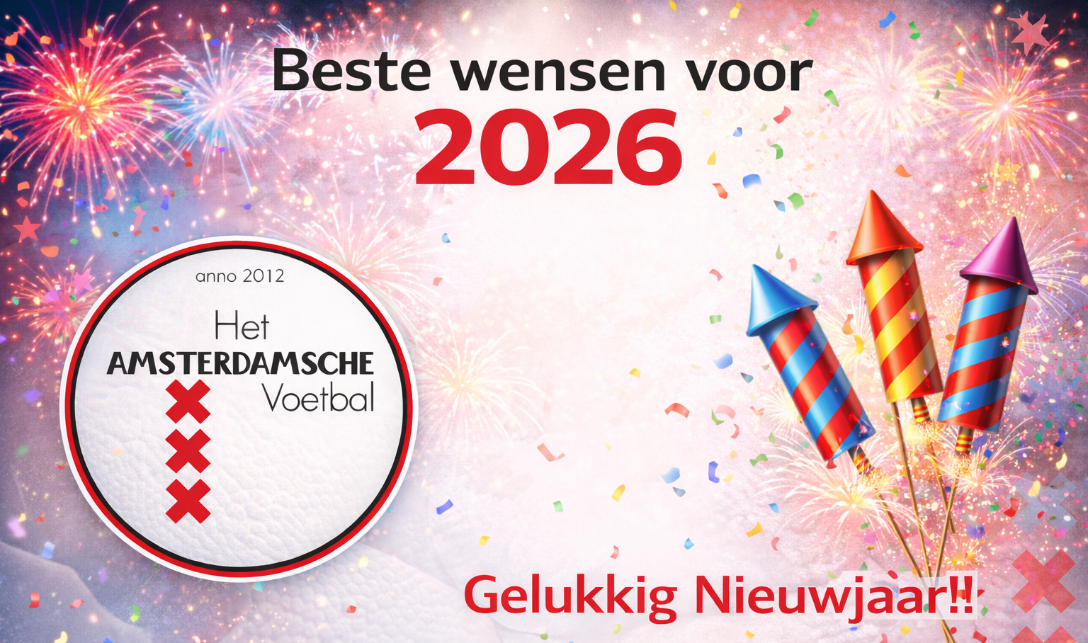 Beste wensen voor 2026 - Het Amsterdamsche Voetbal