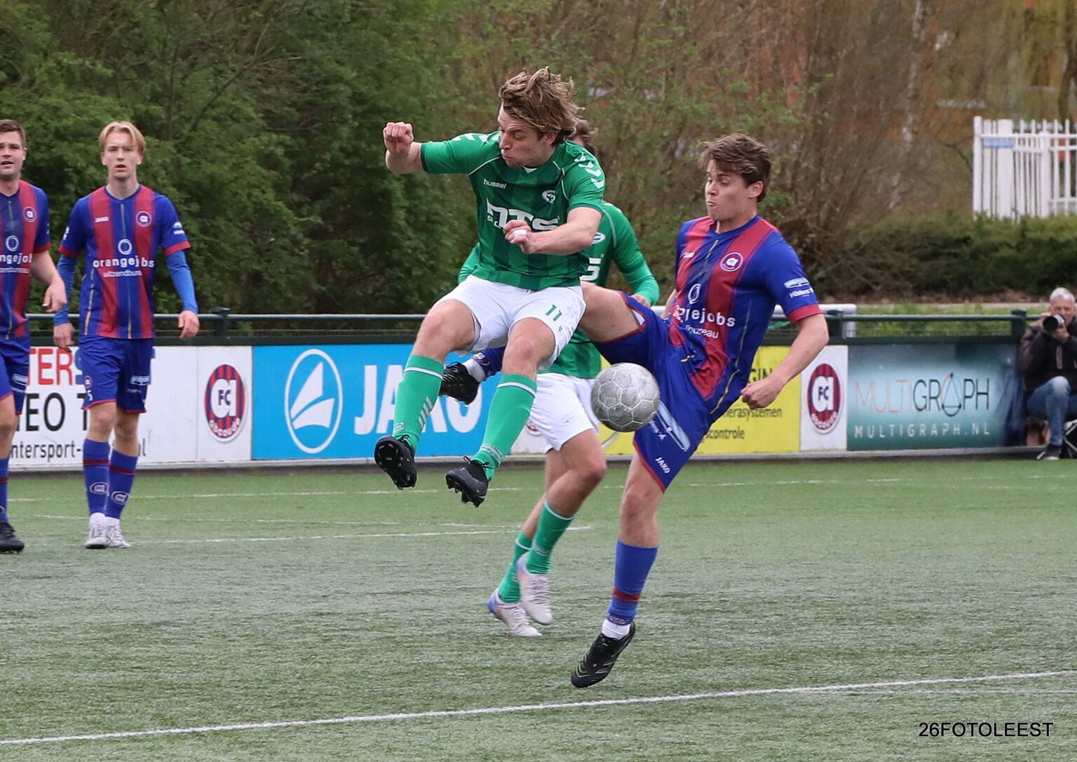 Koploper RODA ’23 laat zege glippen en deelt punten met FC Abcoude ...